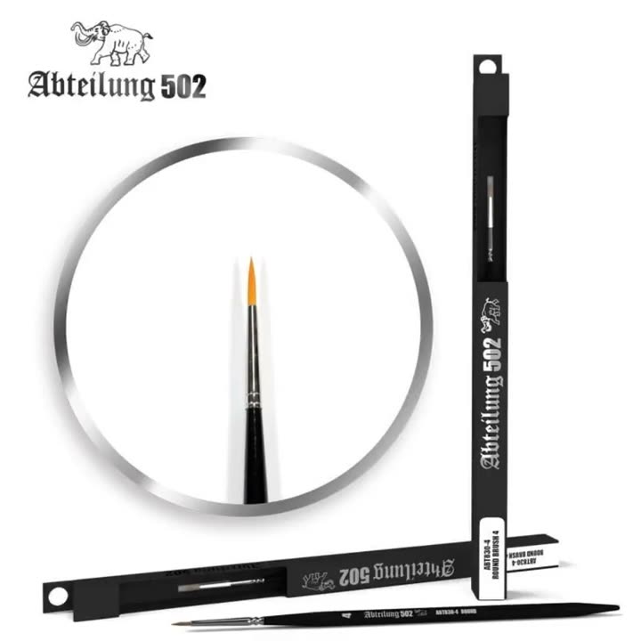 Кисточка AK Interactive Round Brush 4 — фото 1