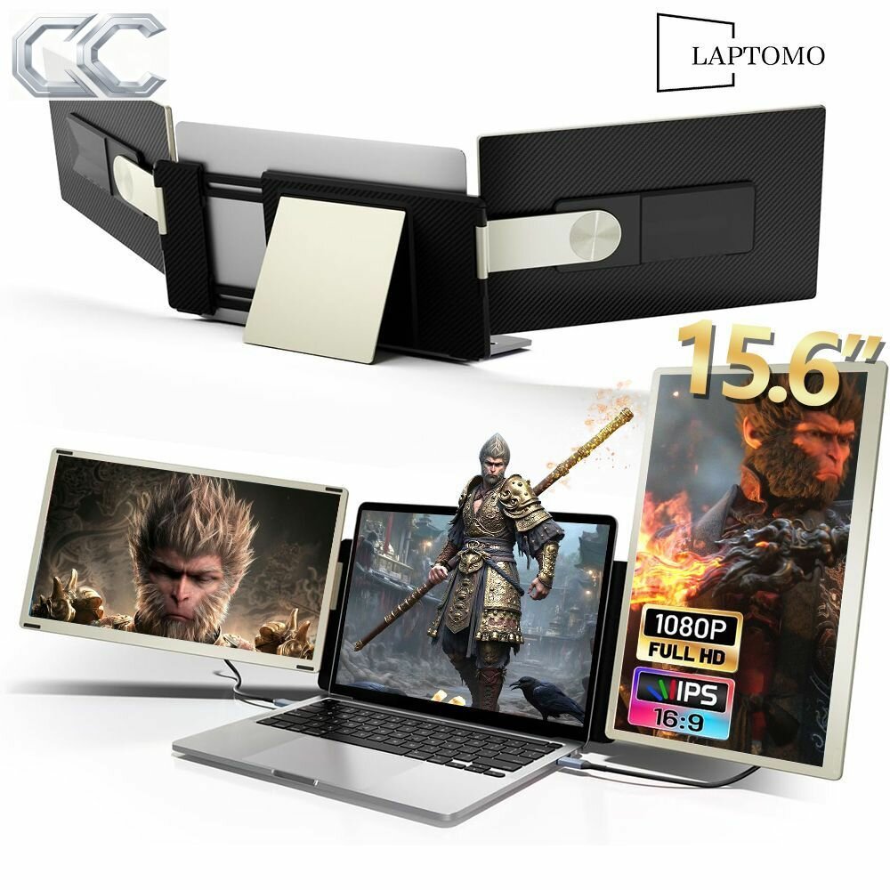 15.6" Монитор S6, IPS, 1920x1080 Full HD, 60 Гц, черный, кремовый