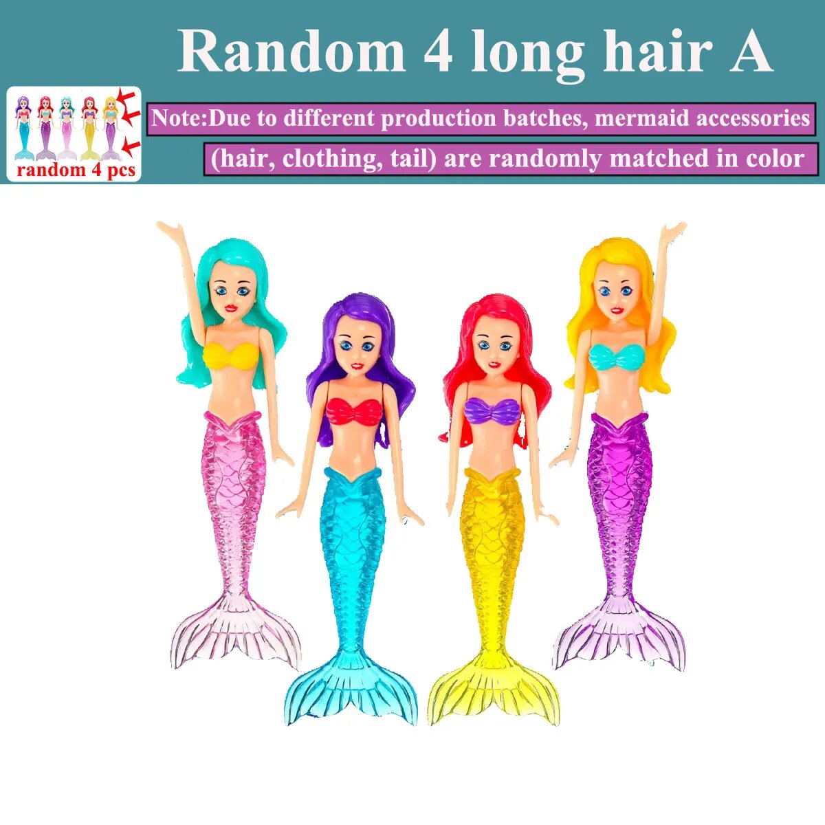 Набор водных игрушек для детей DSUE random 4 l hair