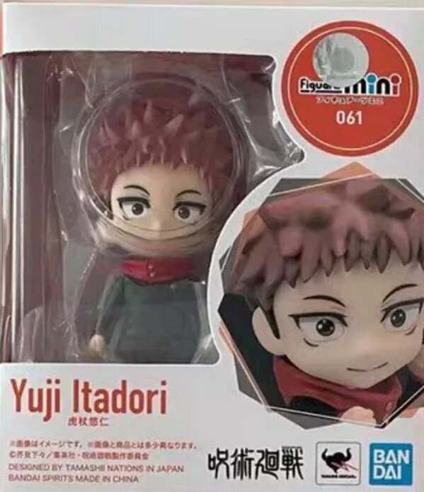 Фигурки Bandai Figuarts Mini Jujutsu Kaisen 9 см Красный, Itadori Yuji