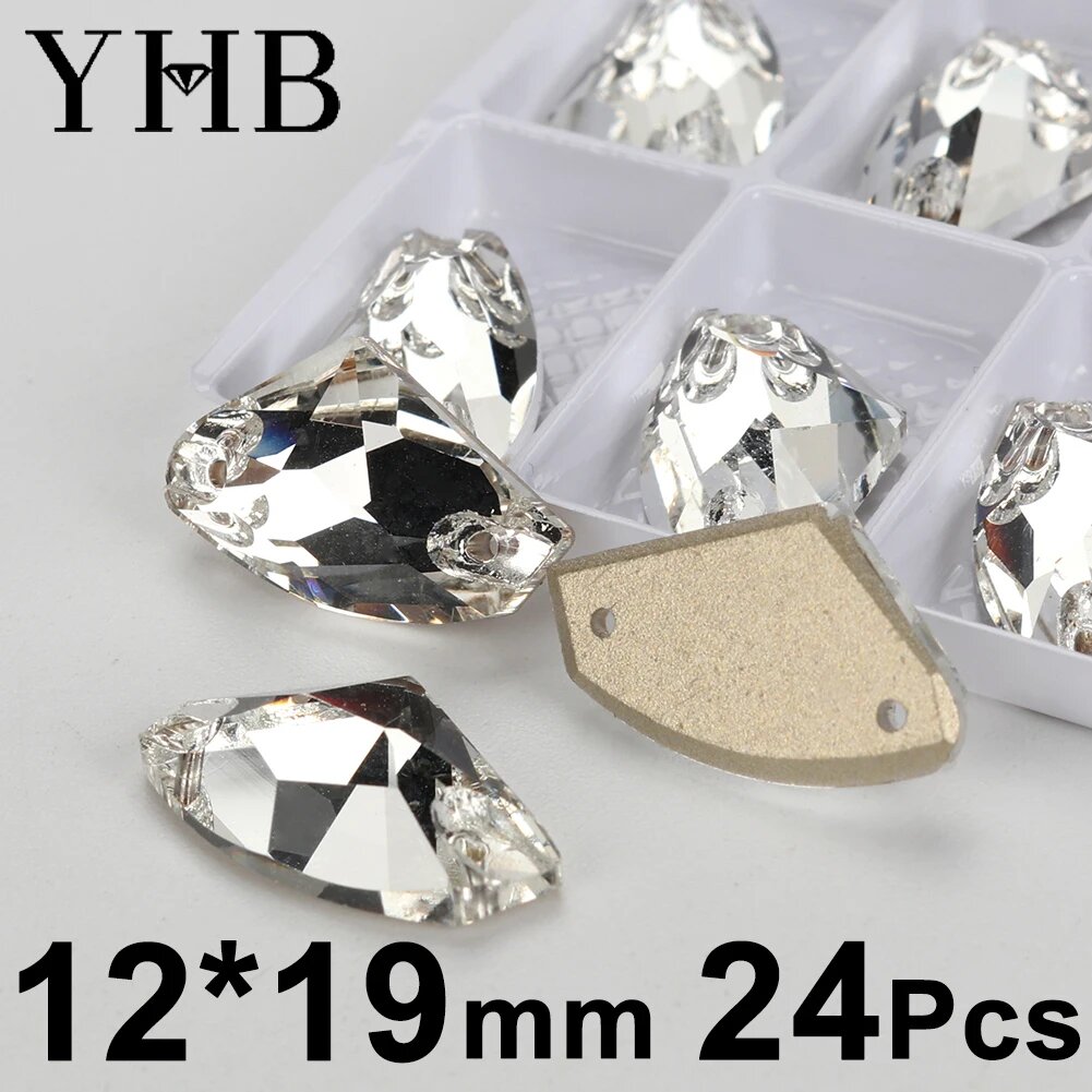 Стразы YHB T001 Crystal XIRIUS Cosmic Drop Galactic 12X19mm