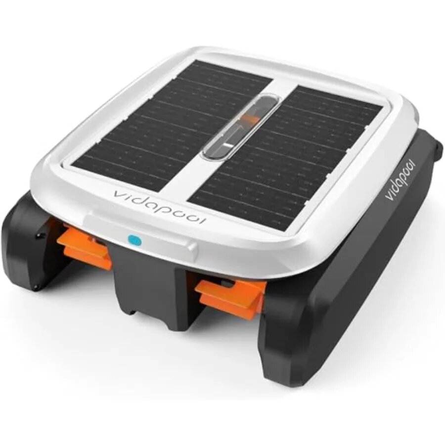 Робот-скиммер для бассейна Solar Pool Skimmer. Автоматический очиститель поверхности бассейна. Двухрежимный, солнечный, с обходом препятствий. Очистка днем и ночью.