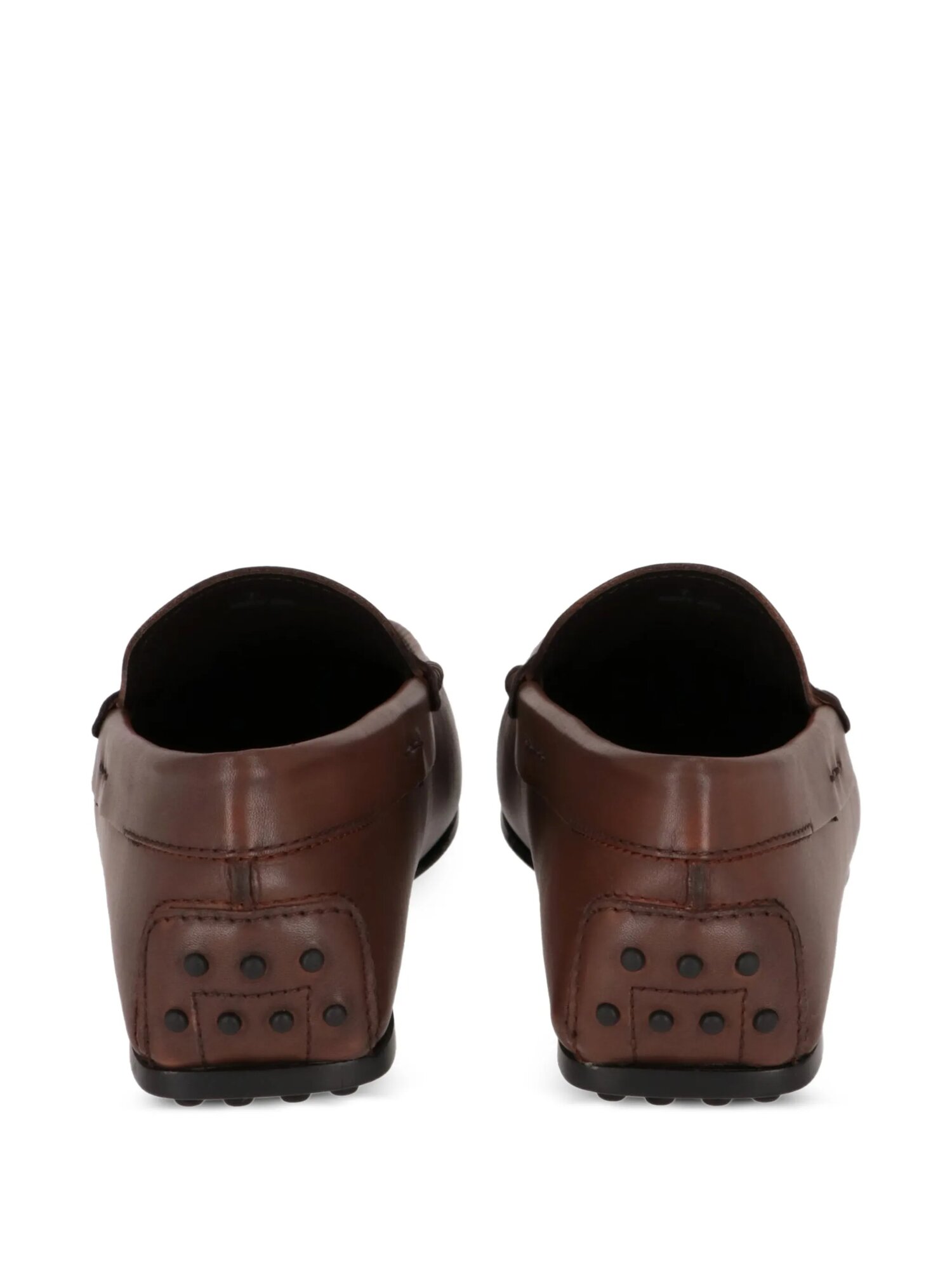 Лоферы Tod's Gommino leather loafers, размер 7, brown — фото 1
