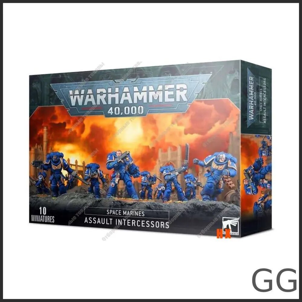 Warhammer 40000 - SPACE MARINES : ASSAULT INTERCESSORS миниатюры