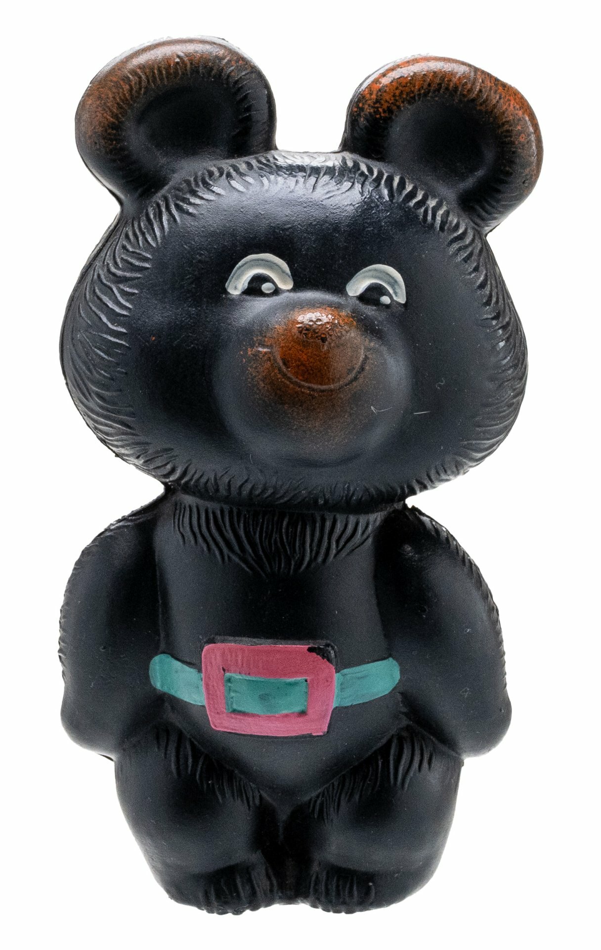 Статуэтка "Мишка олимпийский", пластик, СССР, 1980 г
