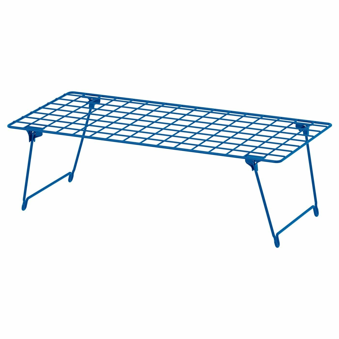Обувница открытая IKEA GREJIG, металл, цвет синий 806.334.85