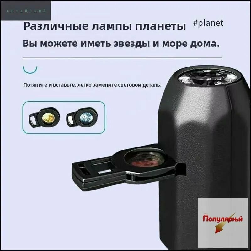 Quot; Лампа-проектор Звездное небо и луна, светодиодный ночник с логотипом, 3D эффектом для спальни, детской, романтического интерьера xingtu