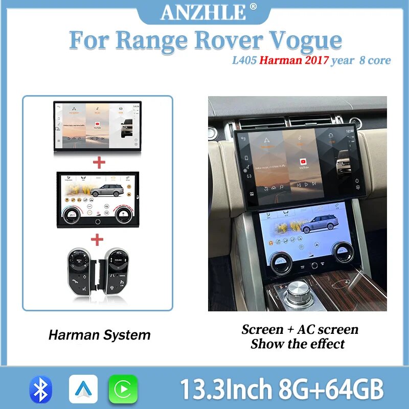 Мультимедиа Range Rover Vogue L405 Harman 13.3" 8G+64G