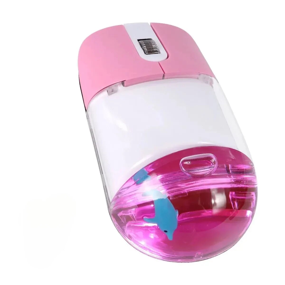 Розовая беспроводная мышь Waizowl Aqua Mouse
