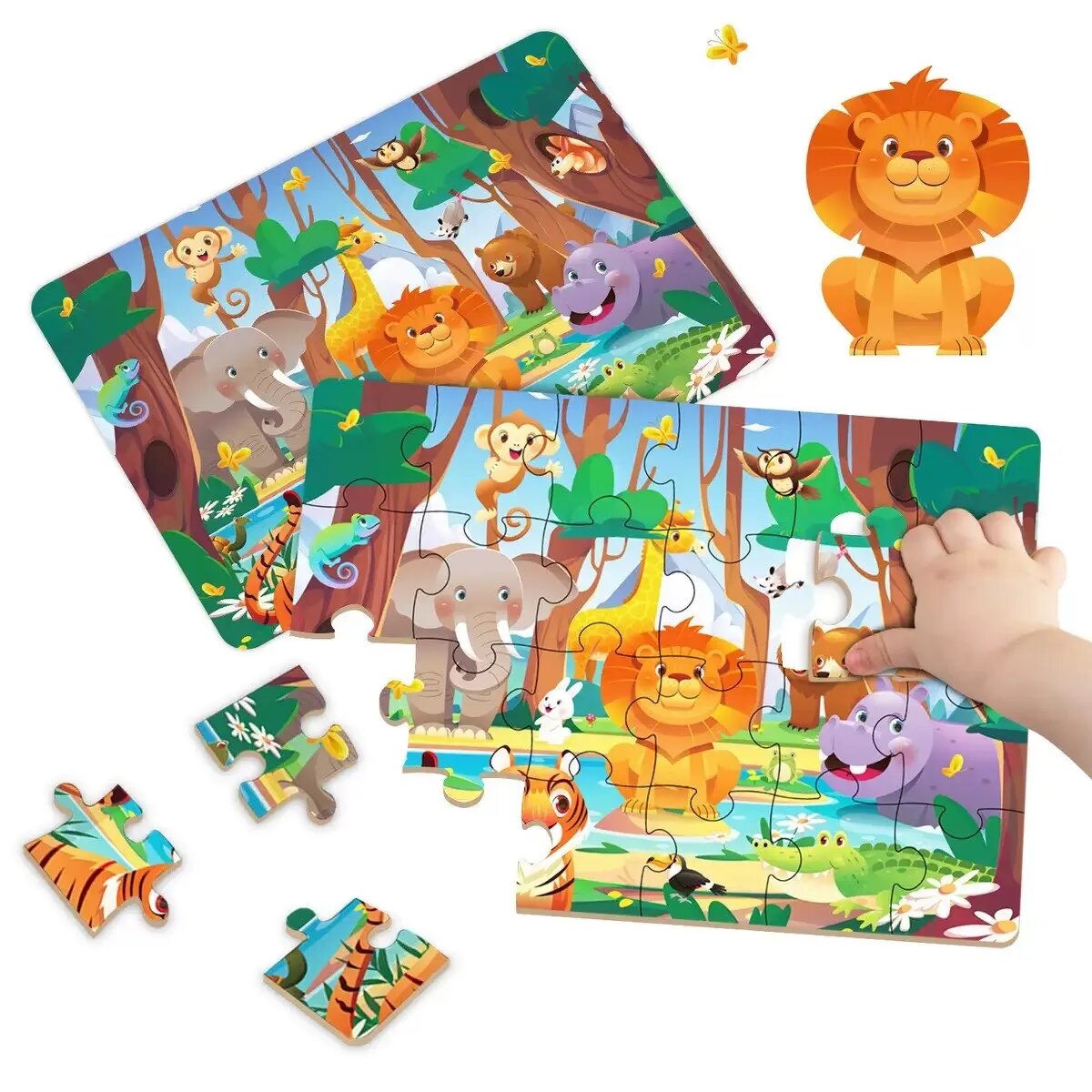 Детские пазлы Datgo, 1set11, животные