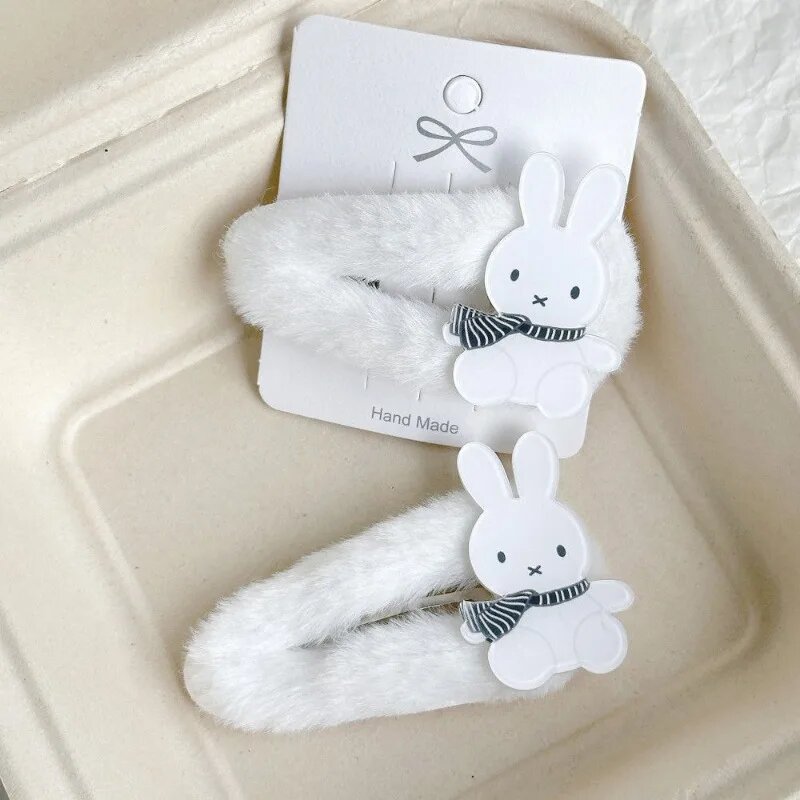 Kawaii Miffy заколки для волос 2pcs