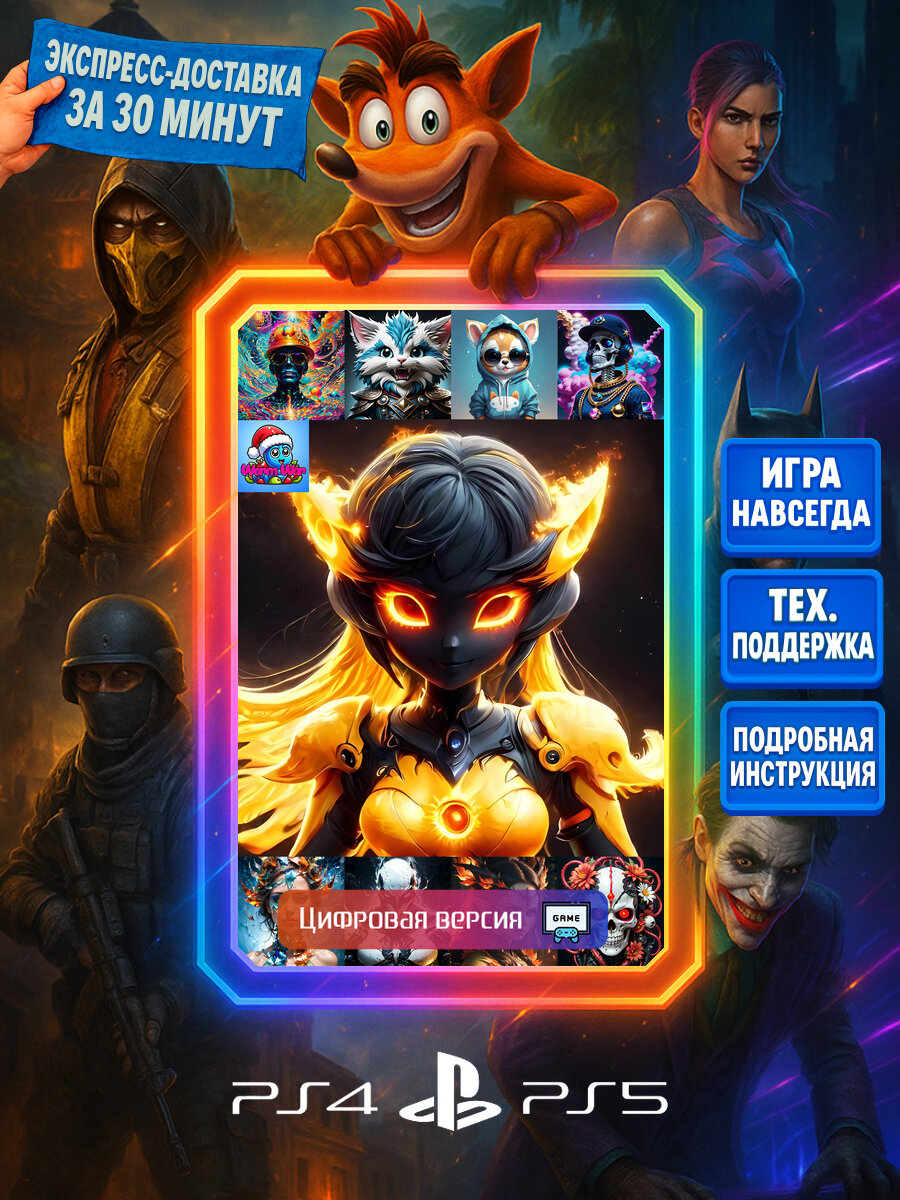 WormWar Avatar Bndl. PS4/PS5 | Моментальная доставка | Английский язык | Казуальные