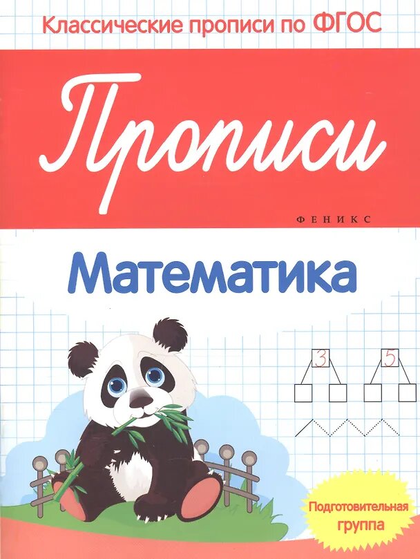Прописи: математика: подготов. группа