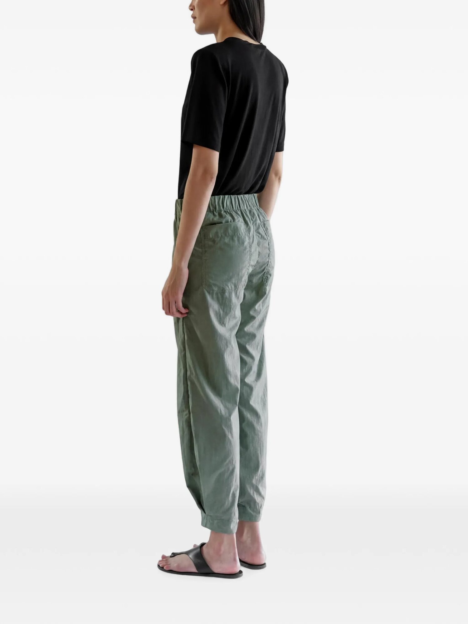 Брюки minimum Elasticated-waistband trousers, размер 46, green — фото 1
