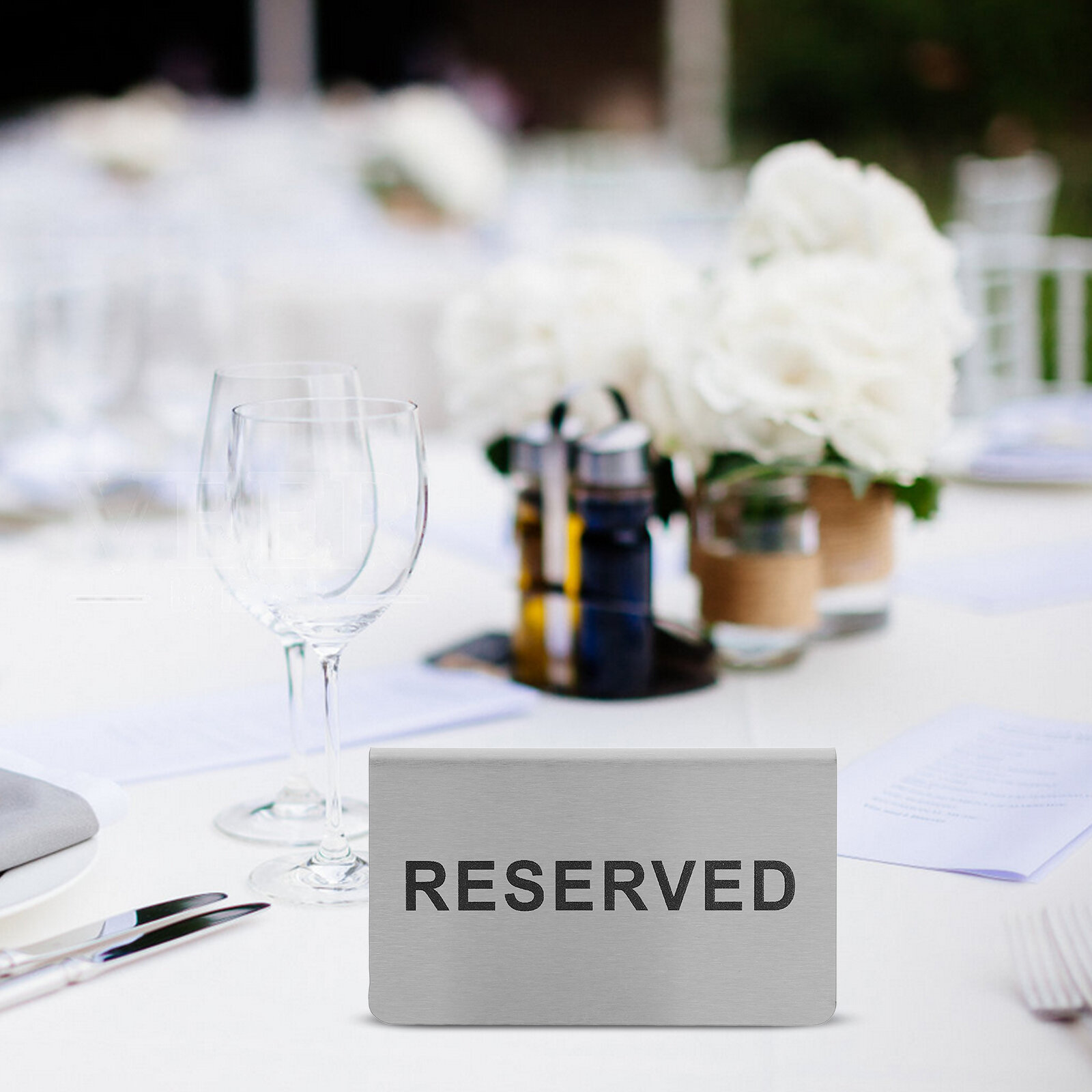 Настольная табличка Reserved Metal Reserved Sign для ресторанов Свадебная церемония