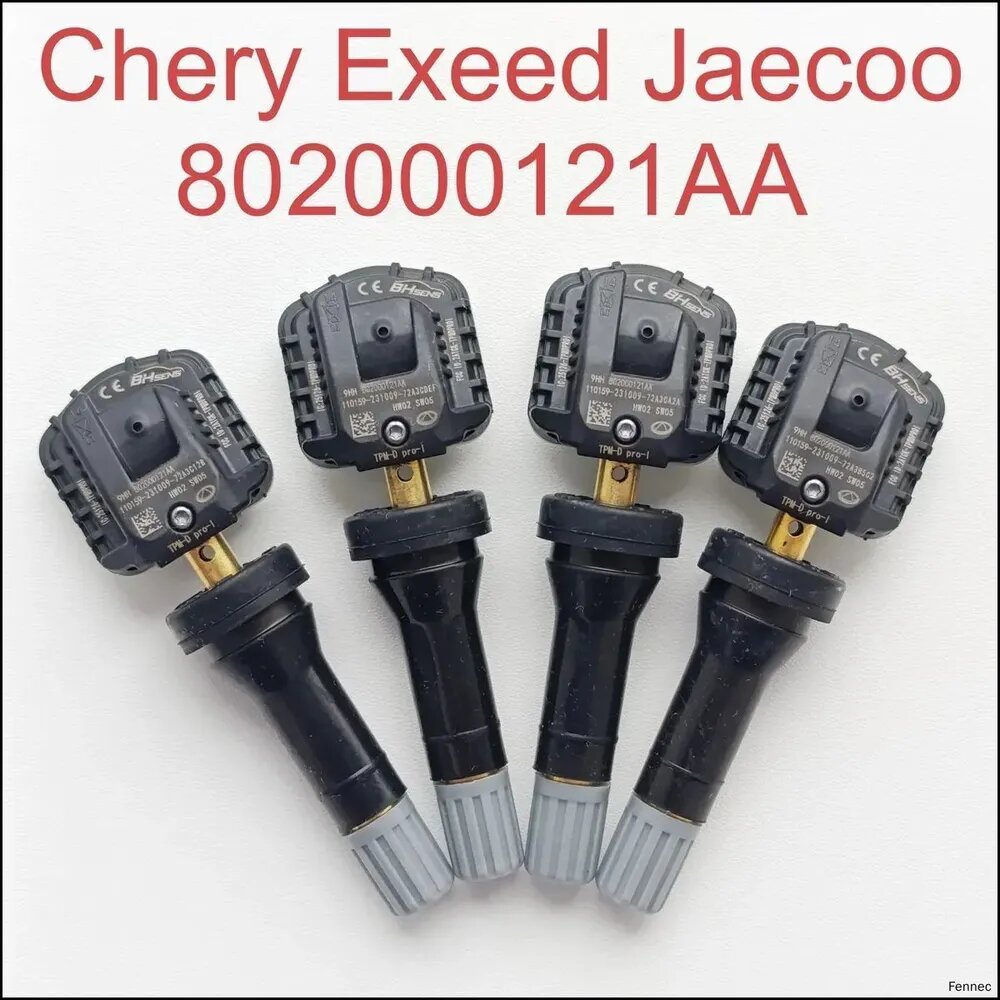 4 шт. Датчики давления шин Chery Exeed Jaecoo 802000121AA