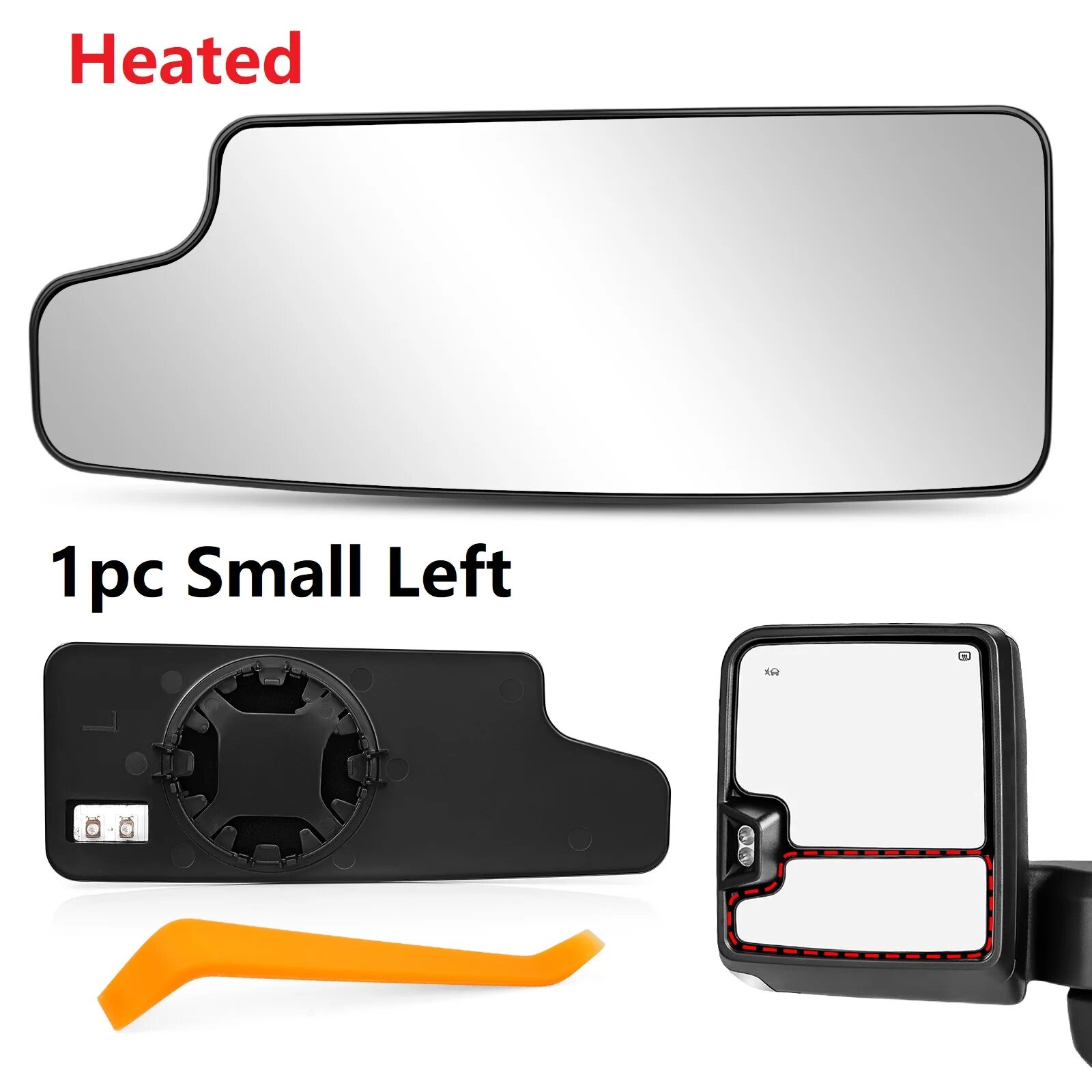 Зеркало боковое левое с подогревом для GMC Sierra Chevrolet Silverado