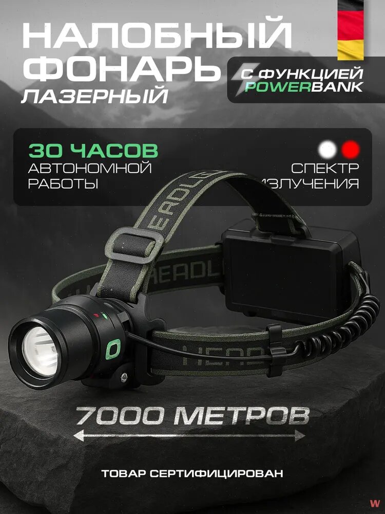 BORVI Фонарь-прожектор, осветительный прибор для рук, удобный для работ в темное время суток, походов и ремонта