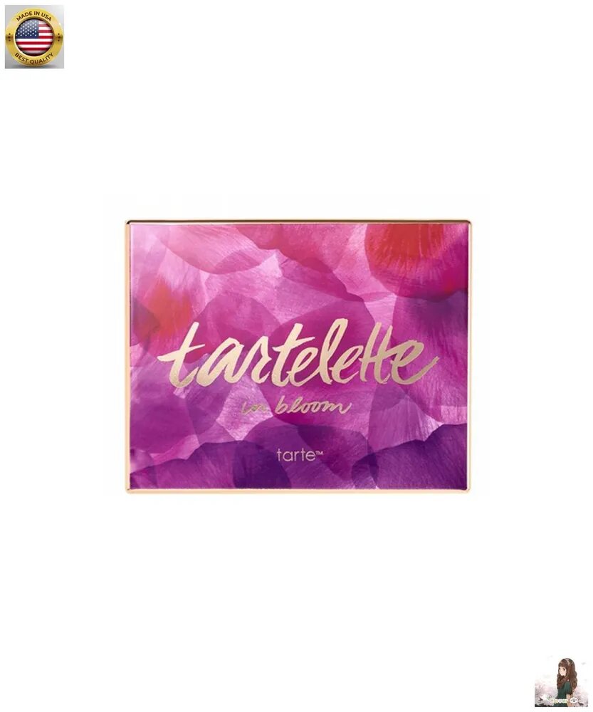 Тени для век Tartelette To Go Eyeshadow Palette In Bloom, 12 оттенков — фото 1