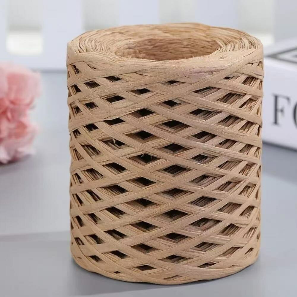 Diy материал для плетения соломенной шляпы-17