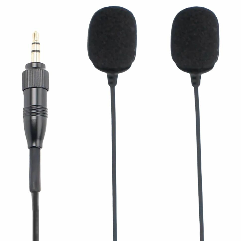 Микрофон петличный двойной Deity Dual-Head W.Lav Pro Omni Lavalier Чёрный