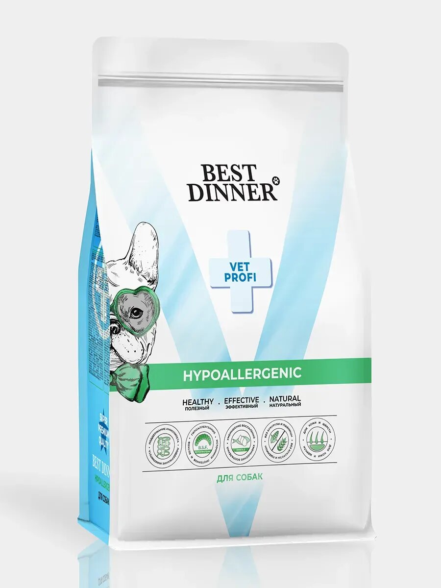 BEST DINNER HYPOALLERGENIC сухой корм для собак 2кг