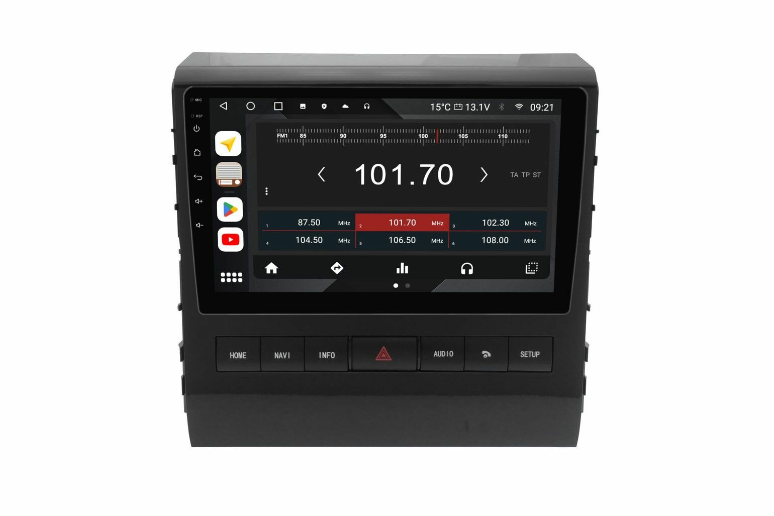 Магнитола Toyota Land Cruiser 2015 - 2021 9 дюймов, 4/64GB, 8 ядер, DSP, 4G, Android 10 / Wide Media