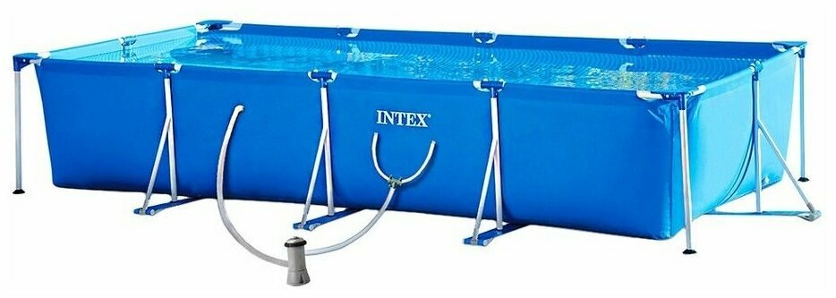 Бассейн каркасный Intex Rectangular Frame 450*220*84см 28273 — фото 1