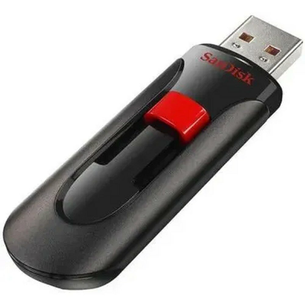 Флешка USB Flash SanDisk SDCZ60-064G-B35, Черный 64 ГБ