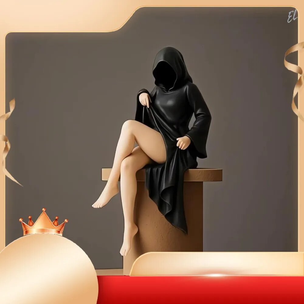 Статуэтка фигура, декоративная фигурка для интерьера, пластик, смола, 10 см