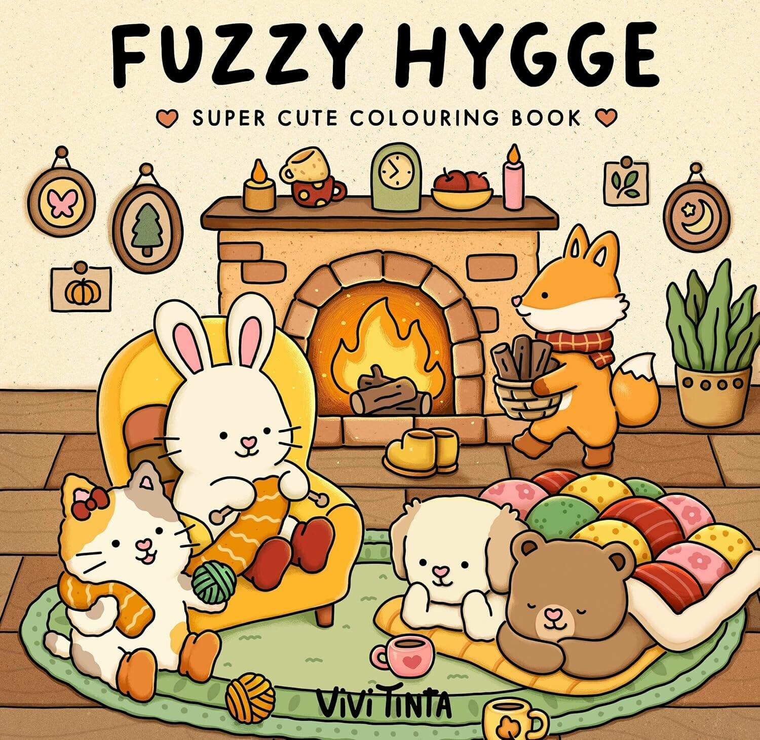 Vivi Tinta. Fuzzy Hygge (Vivi Tinta) Пушистое Хюгге (Виви Тинта) /Книги на английском языке