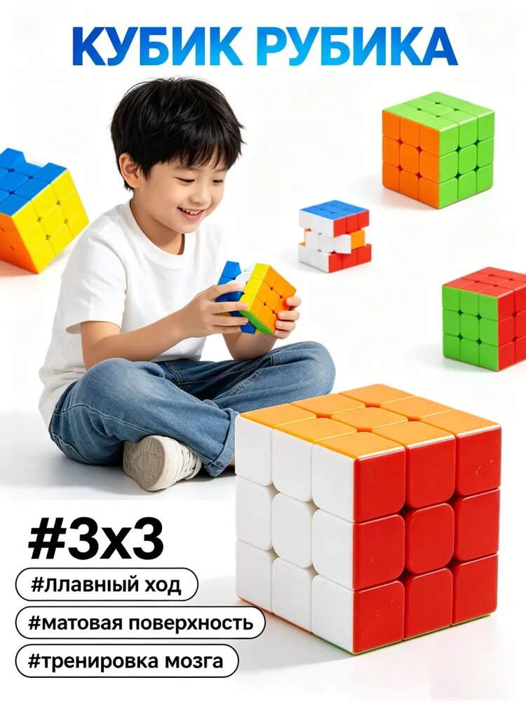 Кубик Рубика, 3х3 Развивающие игрушки
