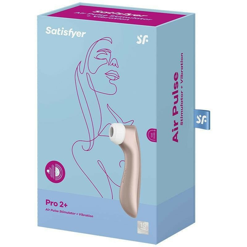 Вакуумный стимулятор клитора Satisfyer Pro2+ Черный Подарочная Коробка