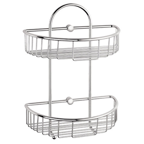 Полочка Classic Elite CD-3, хромированная, латунь, настенная, 39x26x15см