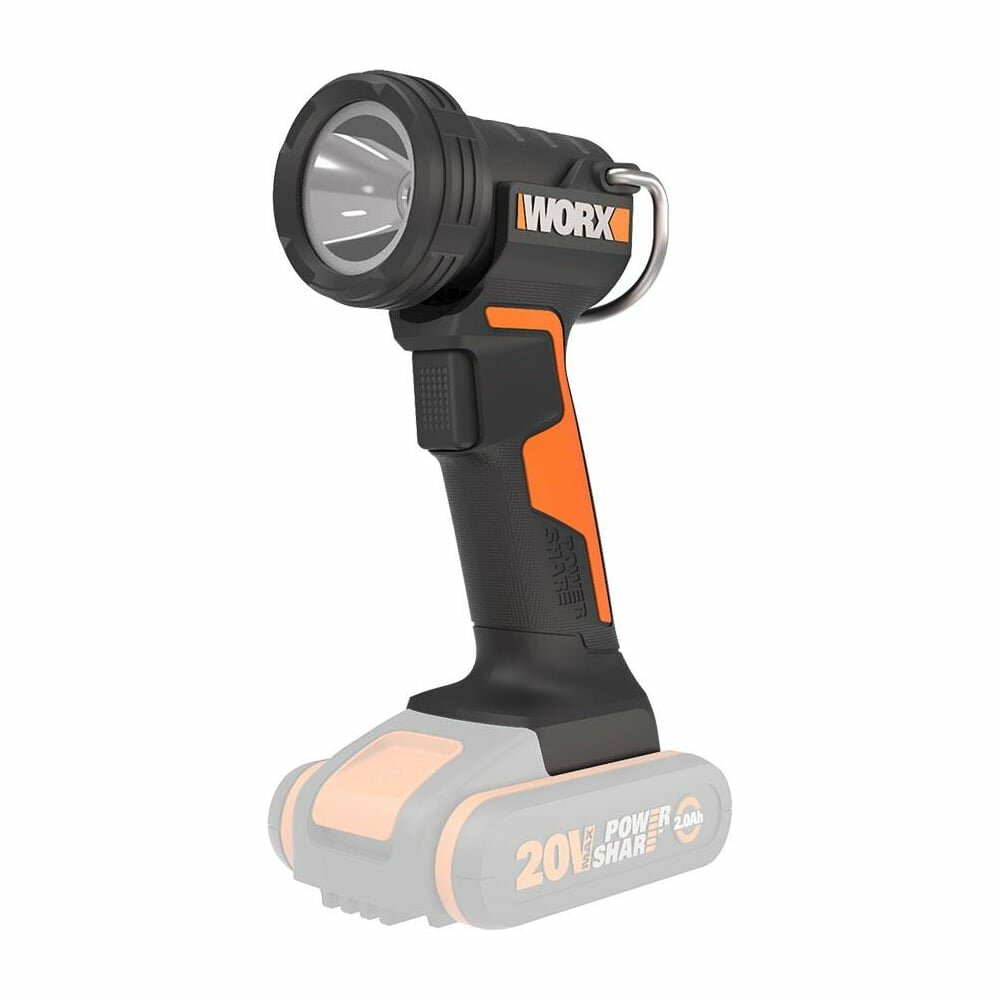 Аккумуляторный фонарь WORX 20В, без АКБ и ЗУ, коробка WX025.9