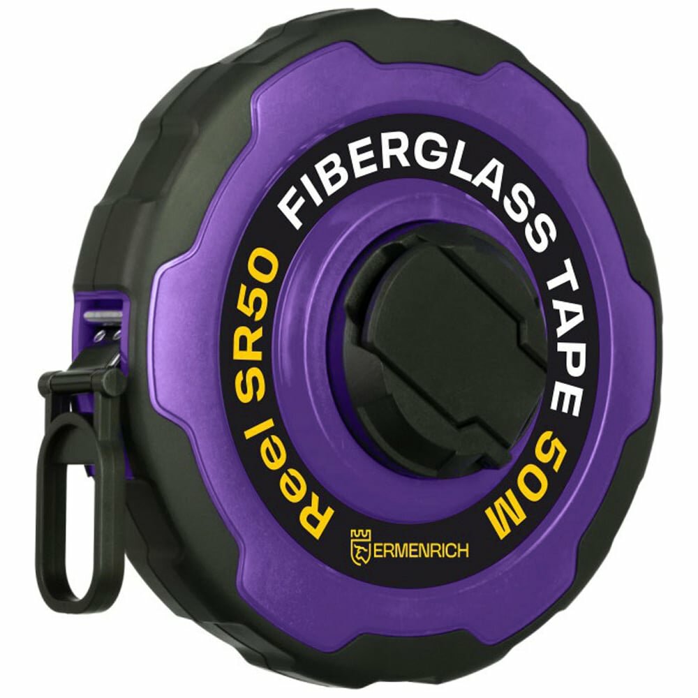 Рулетка Ermenrich Reel SR50, фиолетовый 86177