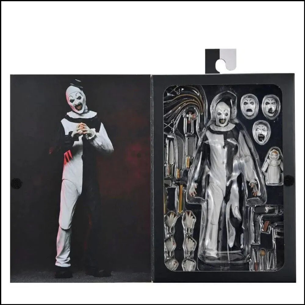 Фигурка аниме Terrifier Art The Clown фигурки ; коллекционная статуэтка для рабочего стола, украшение для стола, 1 шт. (Высота 22 см)