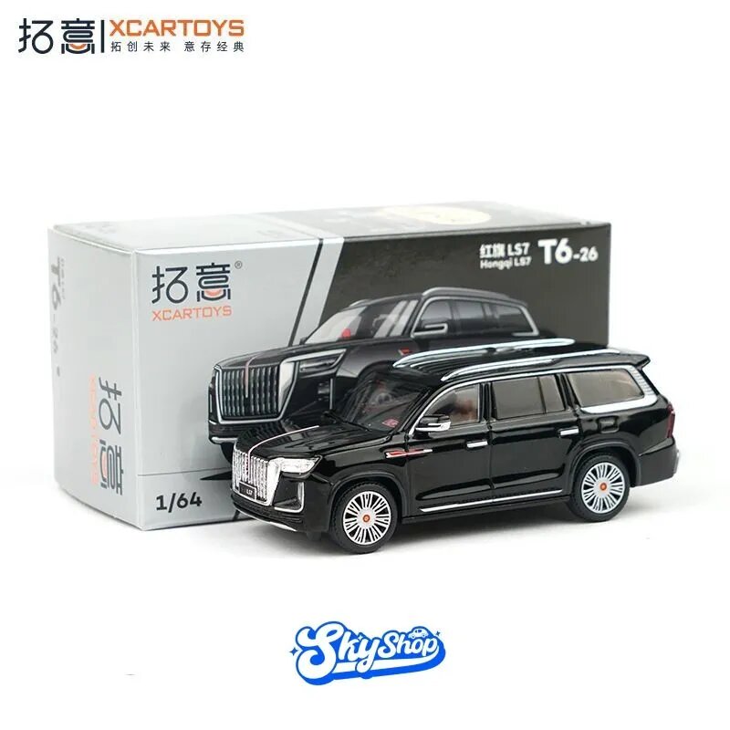 Машинка pop race 1:64 Hongqi LS7, модель автомобиля, 7 см, ABS пластик, металлический сплав