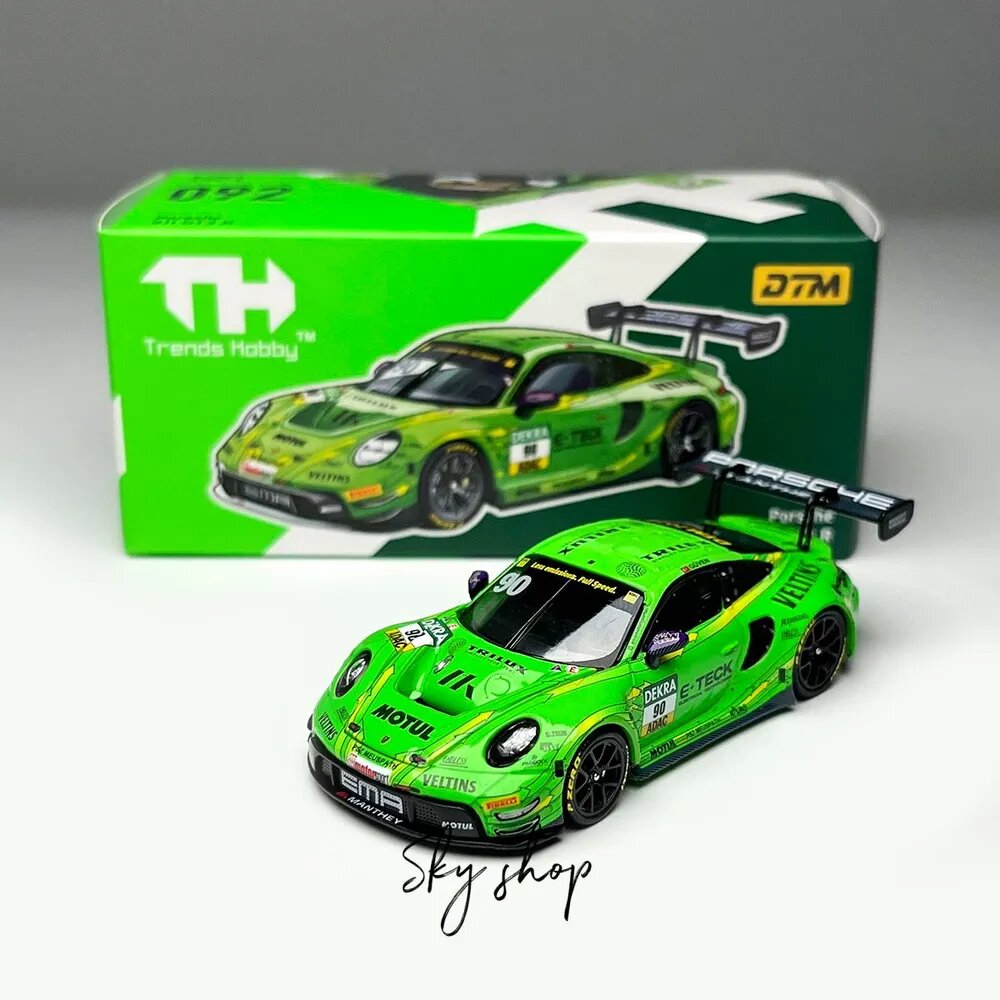 Машинка Trends Hobby 1:64 Porsche 911 GT3 R DTM 2024 #90