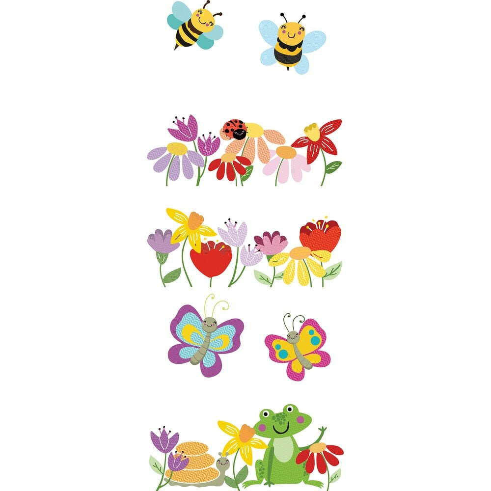 Комплект сортовые Нефрит-Керамика Кидс Флора (Kids Flora) белый, 400x1000x8 мм (вариант №0), 1 шт. 06-01-1-52-05-01-3028-0