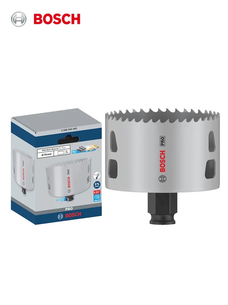 Bosch Accessories Pro Bimetallic Composite Professional Grade Многофункциональный открыватель отверстий 76 мм