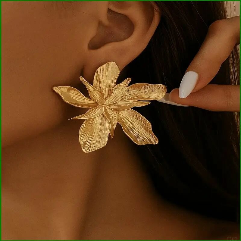 Серьги, золото — фото 1