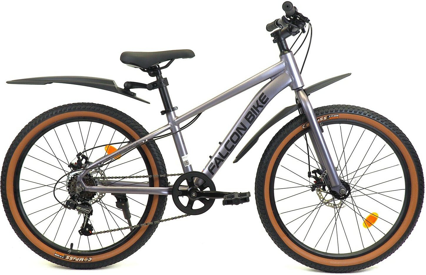 Велосипед Falcon Bike Shift 1.0 24 (2026), рама 12" (130-155 см), серый
