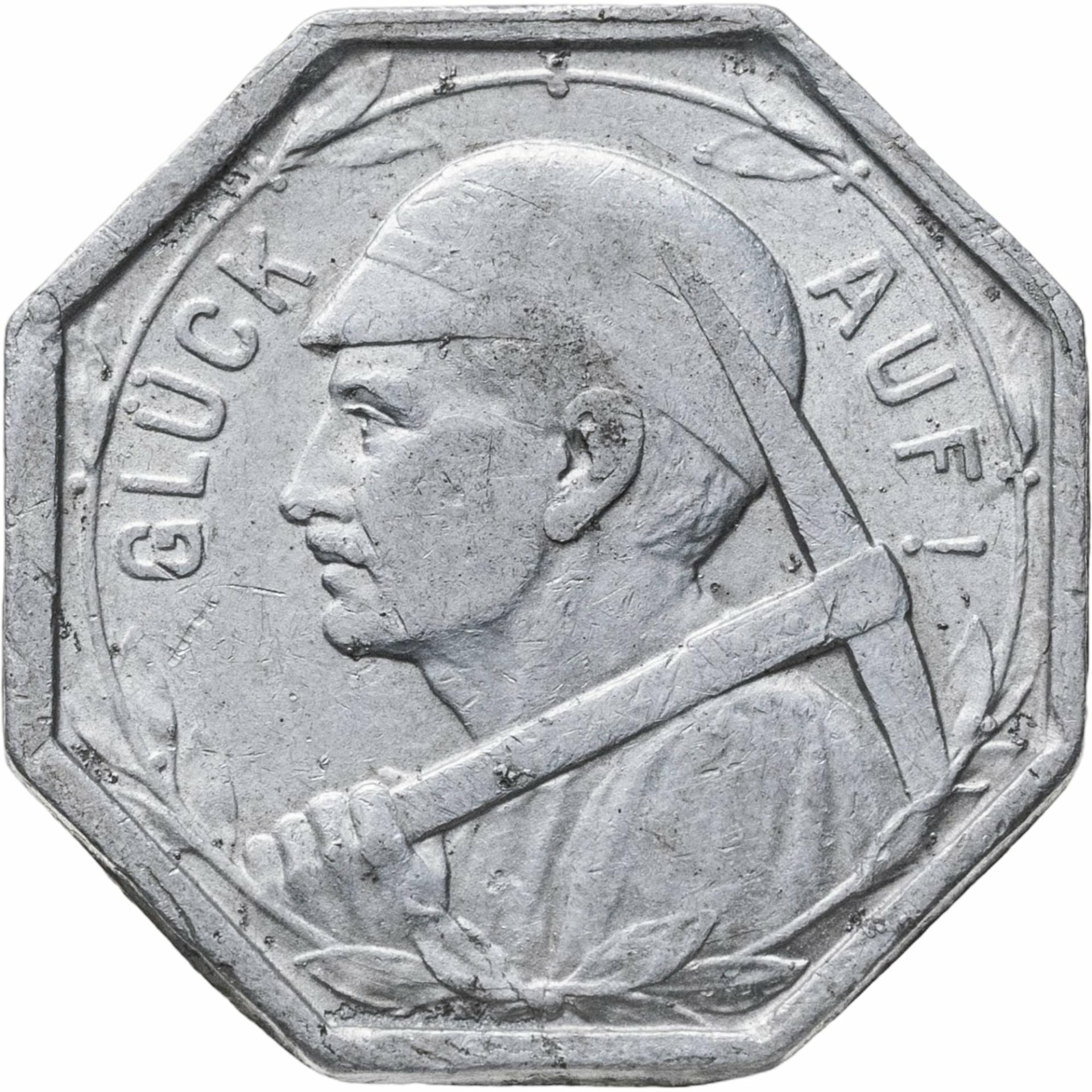 Германия "Ваттеншайд" 25 пфеннигов 1920 нотгельд, Алюминий, в сохранности XF