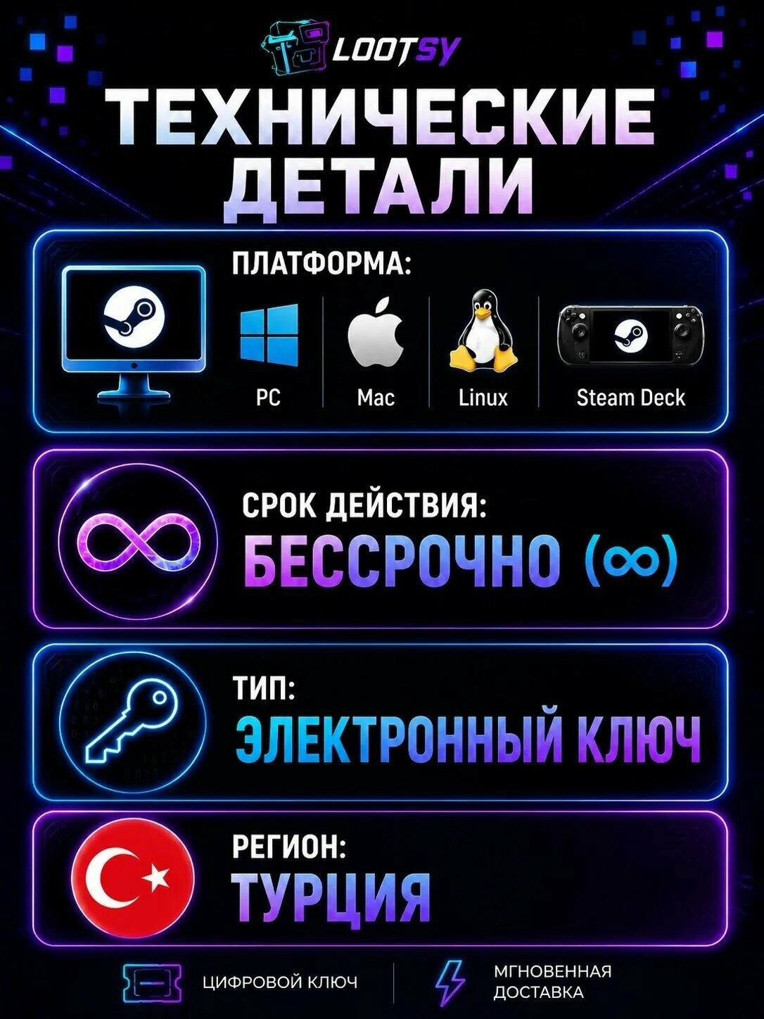 Подарочная карта Steam Турция $20 | Steam Wallet TRY | Пополнение турецкого аккаунта — фото 1