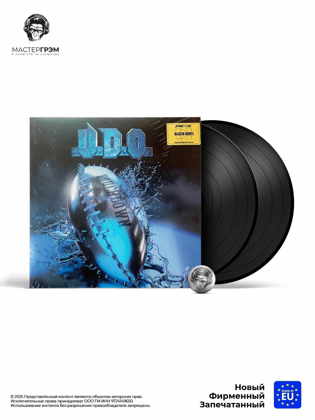 Виниловая пластинка U.D.O. - Touchdown (2LP) 2023