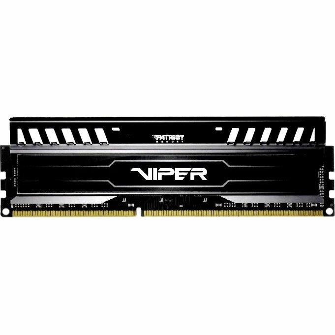 Оперативная память Patriot Viper 3, DDR3, 8GB (1x8 GB), 1600 MHz, CL10, DIMM, радиатор, черный