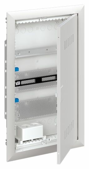 ABB UK620MVB Шкаф мультимедиа (без розетки) с дверью с вентиляционными отверстиями в 2 ряда и с DIN-рейкой 2CPX031454R9999