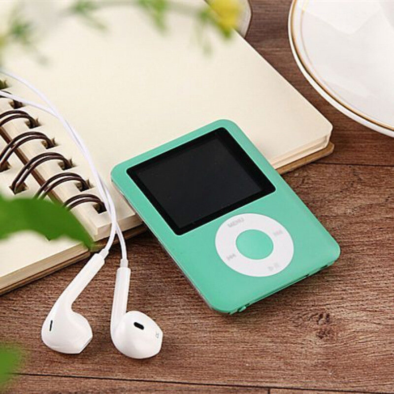 3-е поколение зеленый MP3 MP4 плеер, 16 ГБ памяти с кабелем, двойной OTG, цветной экран, портативное музыкальное