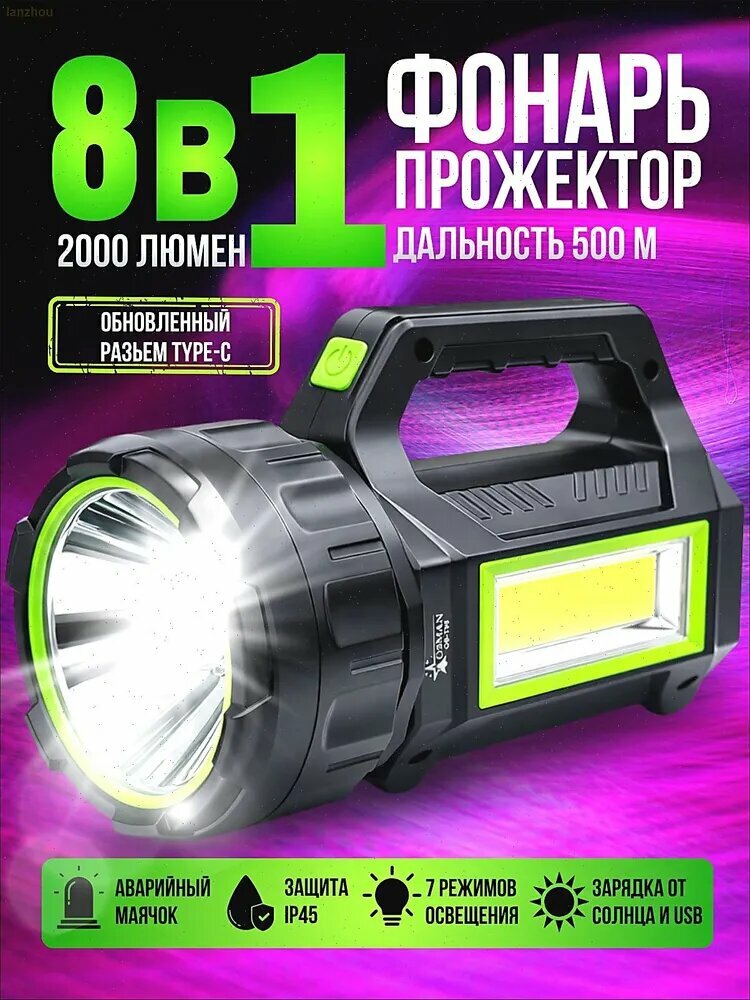 Фонарь-прожектор